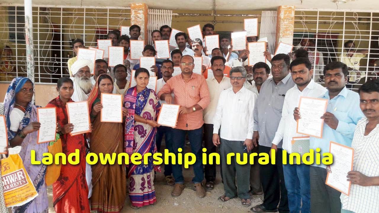 Land ownership in rural India – Salahe – ಸಲಹೆ Jobs – Tech and Finance